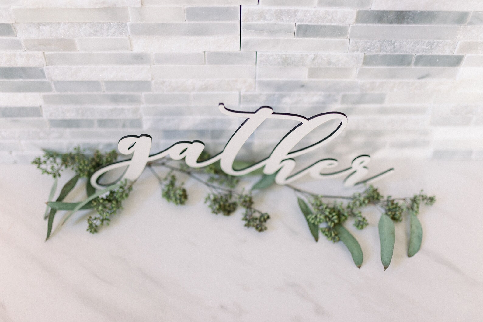 Gather Sign Gather Word Cut Out Gather Cutout Gather - Etsy