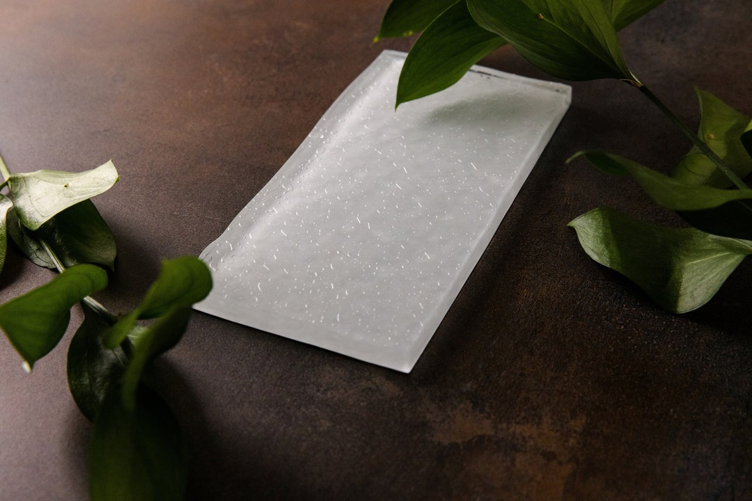 Wavy Glass Tile With Water Droplets | Product Photography Prop ...