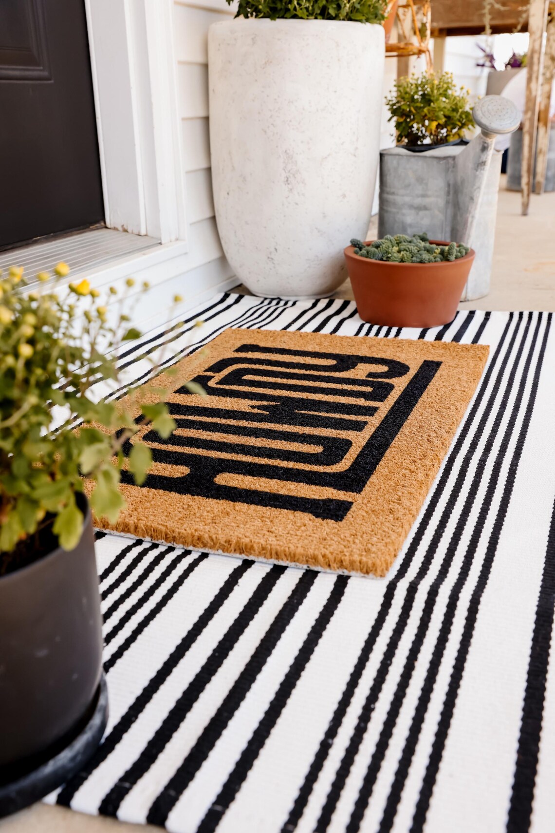 Howdy Doormat | Western Country Welcome Coir Door Mat Front Porch ...