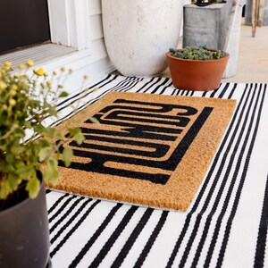 Howdy Doormat | Western Country Welcome Coir Door Mat Front Porch ...