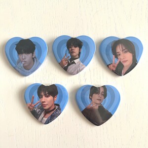 TXT Heart Buttons - Etsy