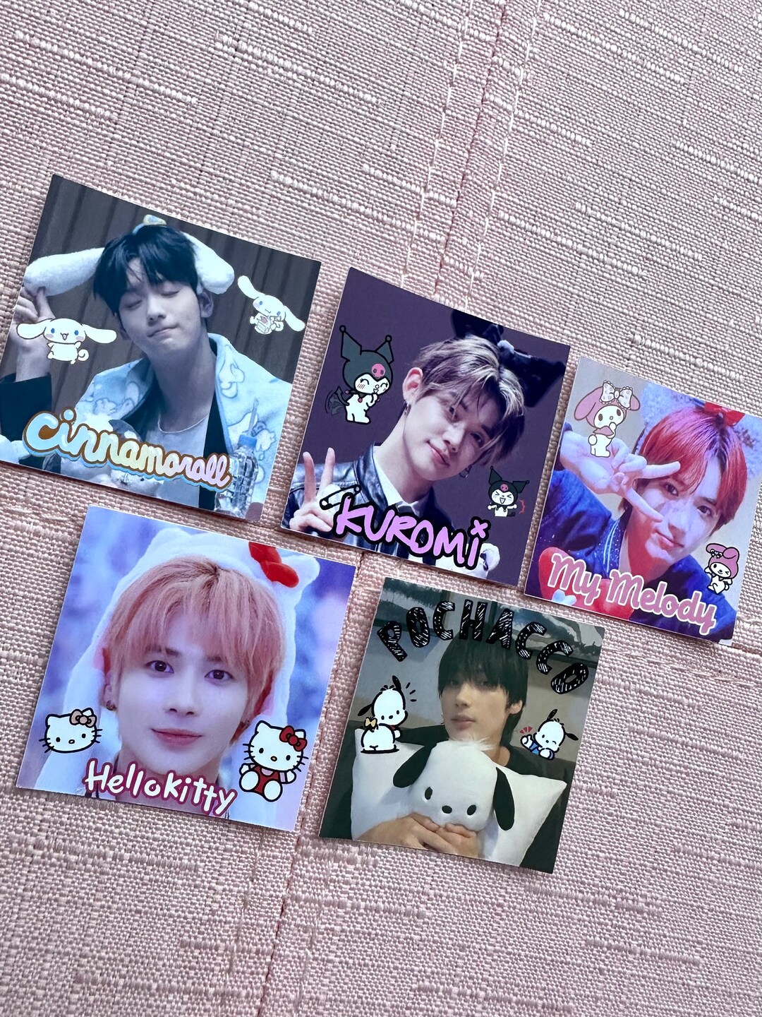 TXT Kawaii Character Stickers - Etsy