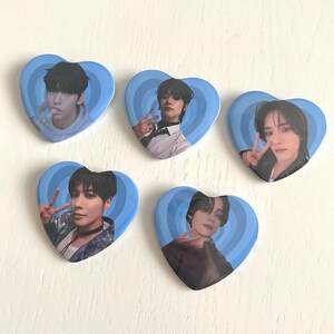 TXT Heart Buttons - Etsy
