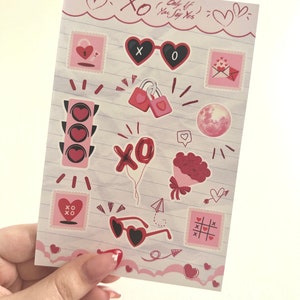 Enhypen XO Romance Untold Sticker Sheet - Etsy