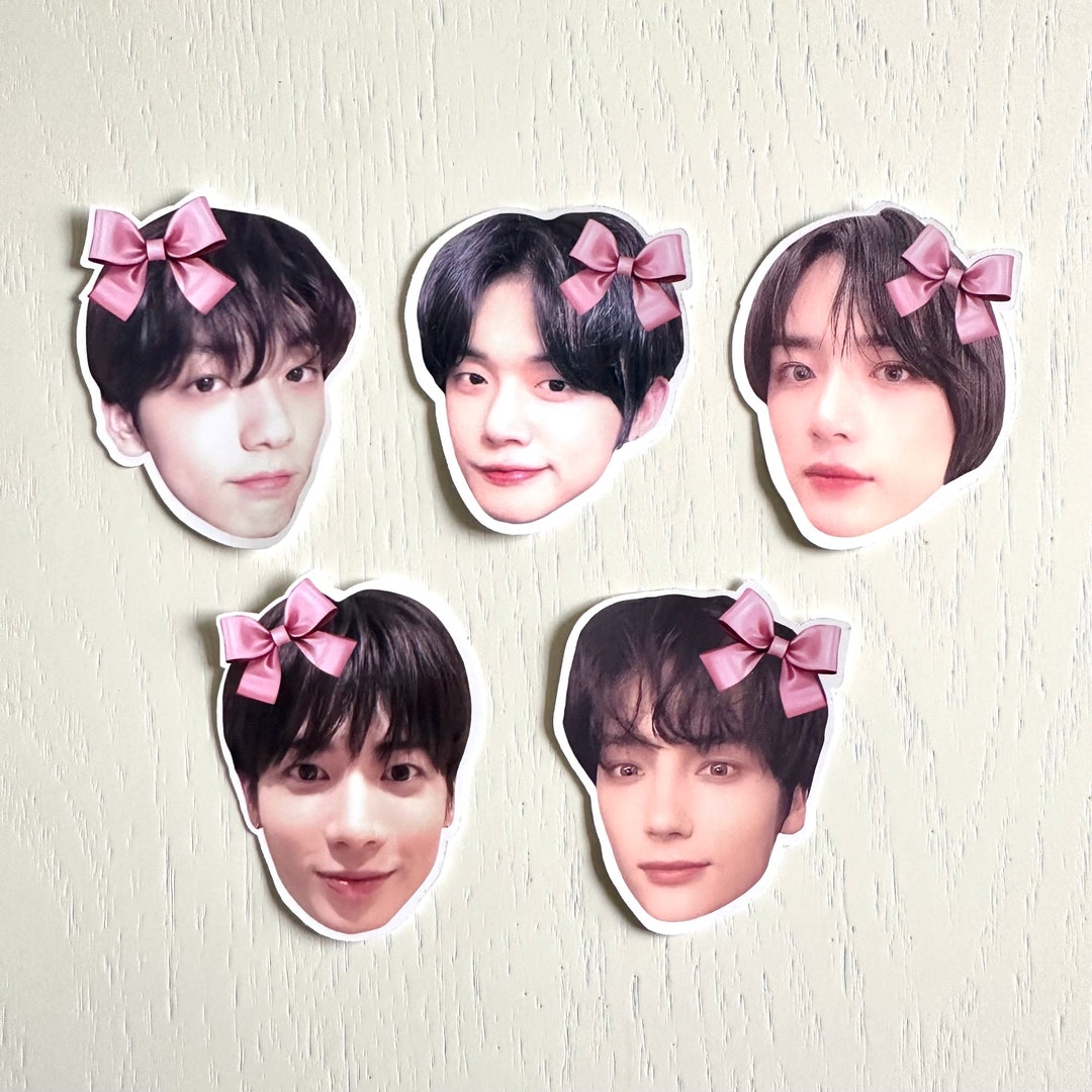 TXT Bow Stickers - Etsy