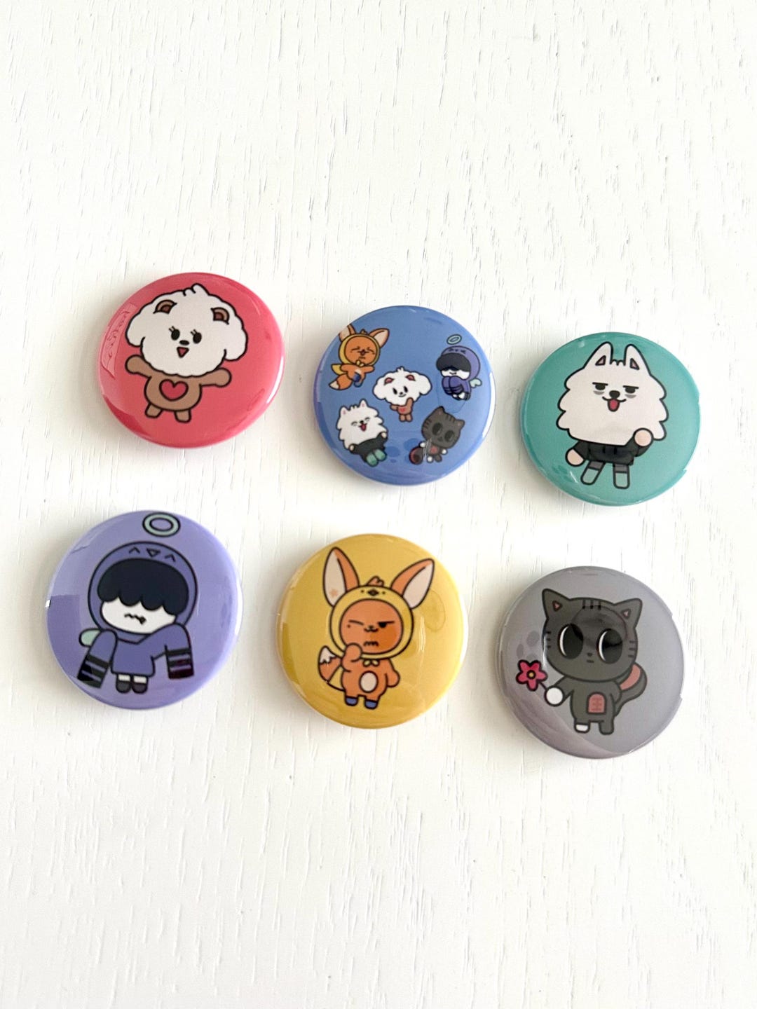 TXT Character Buttons - Etsy