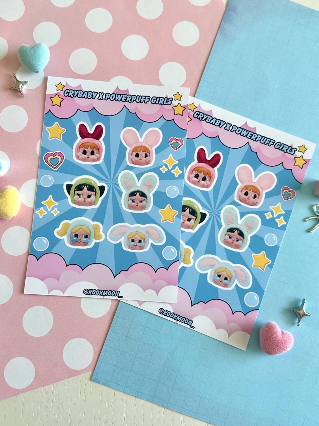 Cry Baby X PPG Sticker Sheet - Etsy