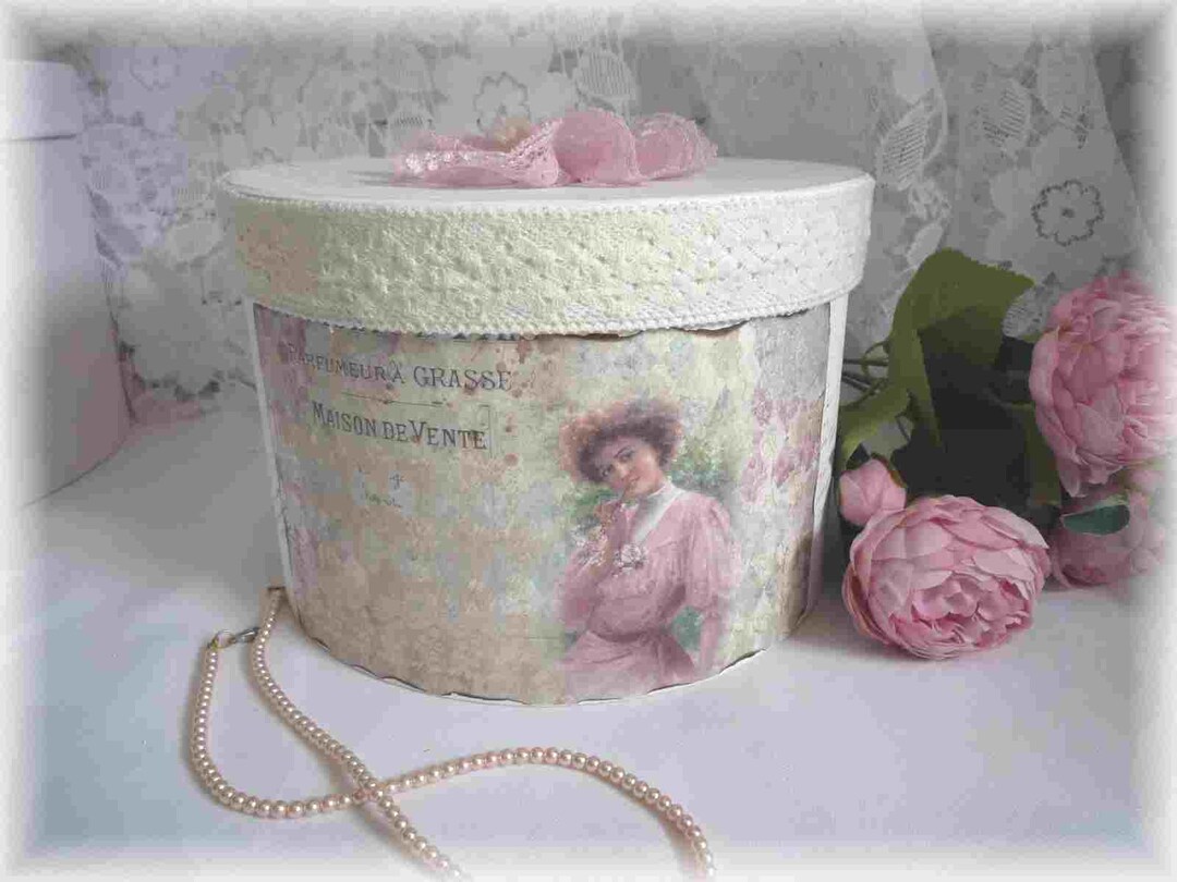 Storage Box, Vintage, Haberdashery, Sewing, Retro, Lingerie, Hat ...