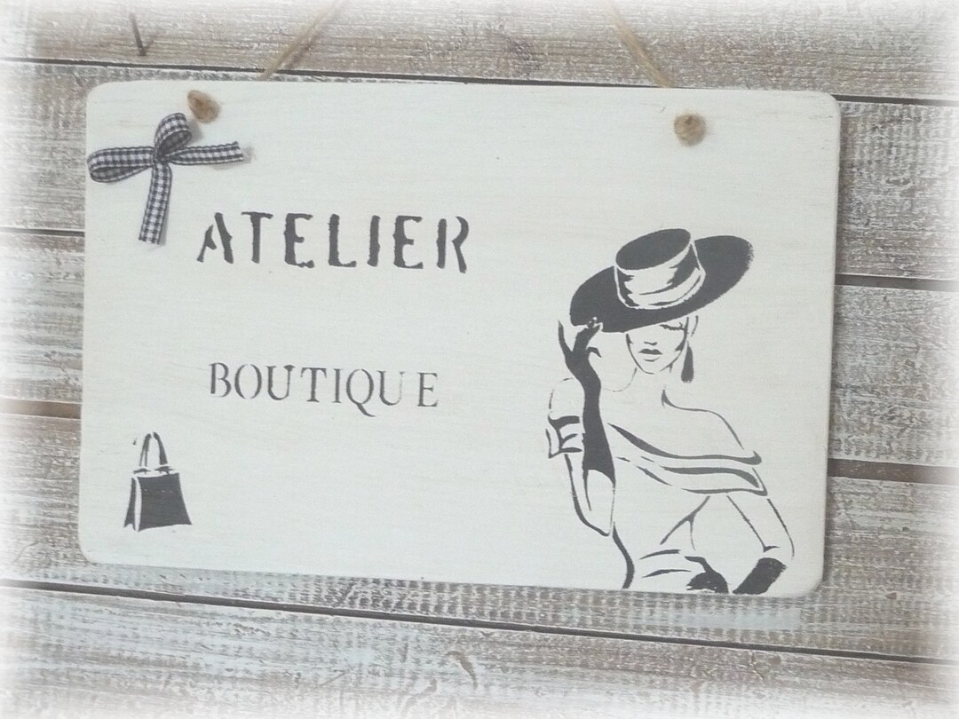 Atelier Sign, Wooden Sign, Decoration, Shop, Workshop, Gift - Etsy