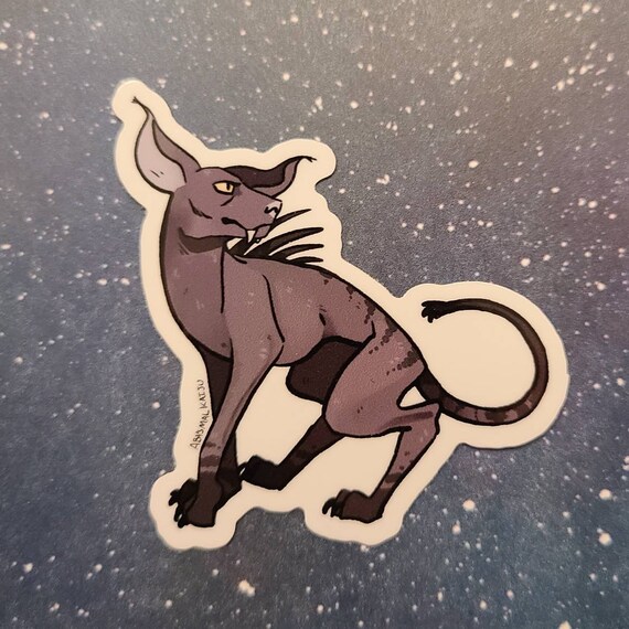 El Chupacabra Vinyl Sticker - Etsy