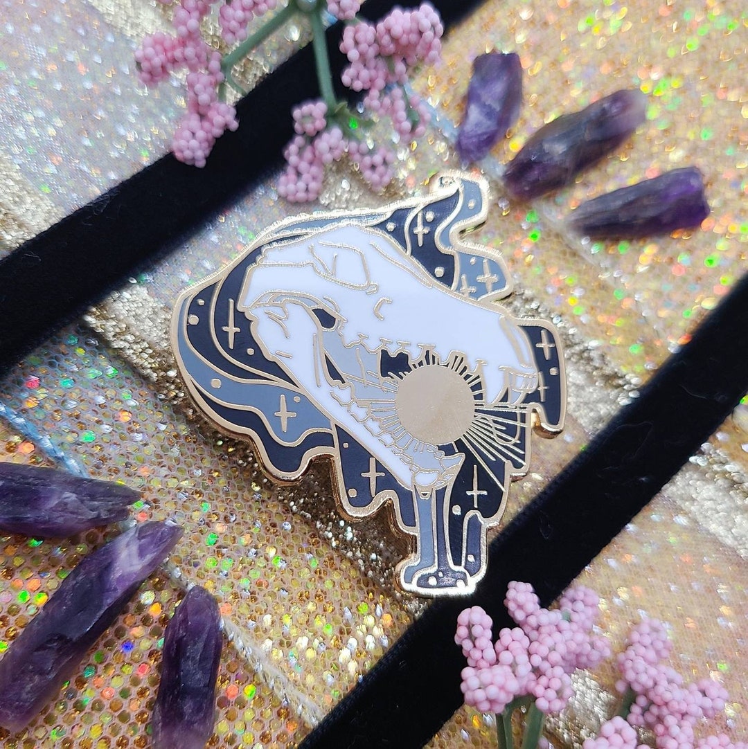 Thylacine Skull Enamel Pin - Etsy