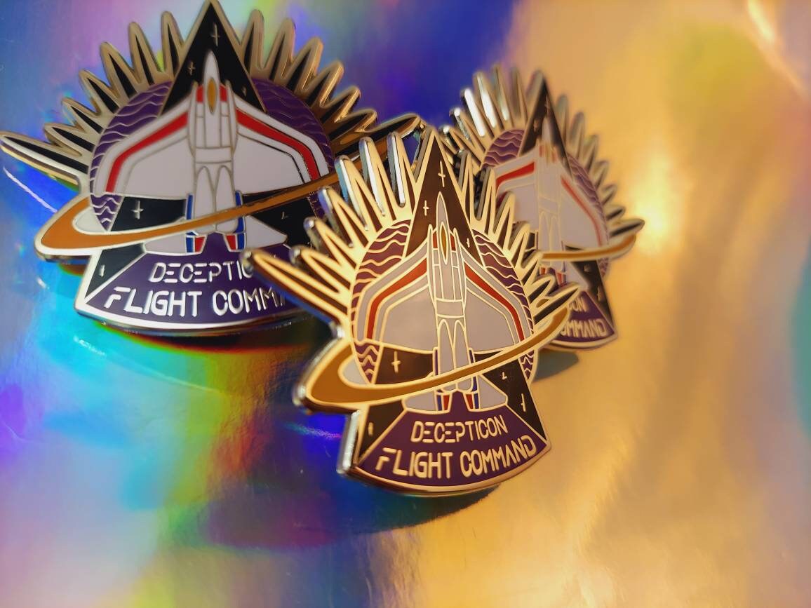 Decepticon Flight Command Enamel Pin - Etsy