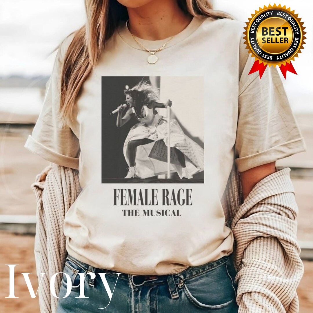 Comfort Colors® Female Rage the Musical Shirt, Taylor Swift Eras Tour ...