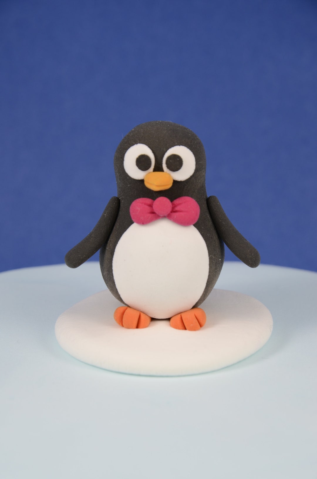 Penguin Cake Topper, Penguin Figurine, Baby Shower Topper, Keepsake ...