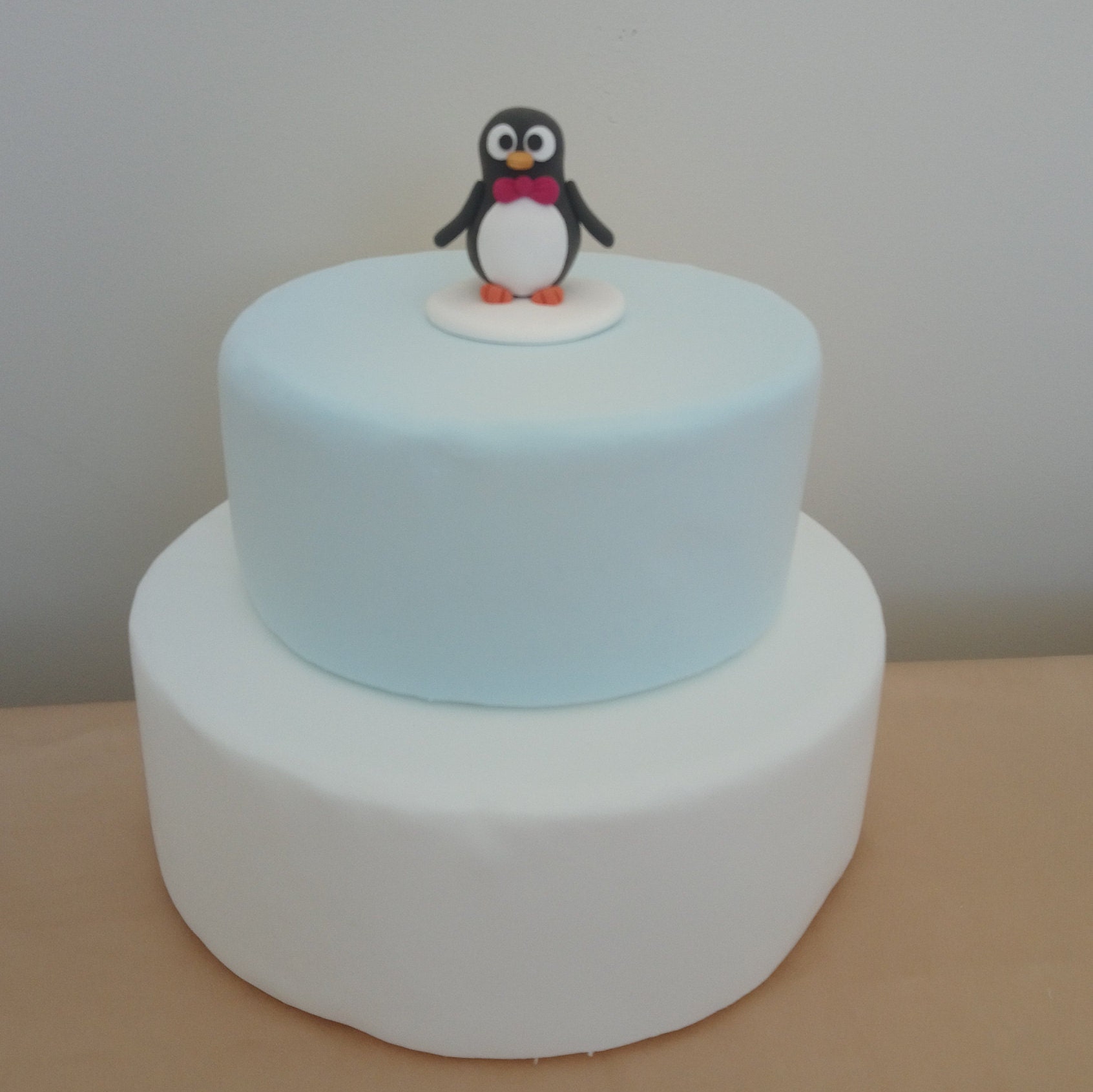 Penguin Cake Topper Penguin Figurine Baby Shower Topper | Etsy