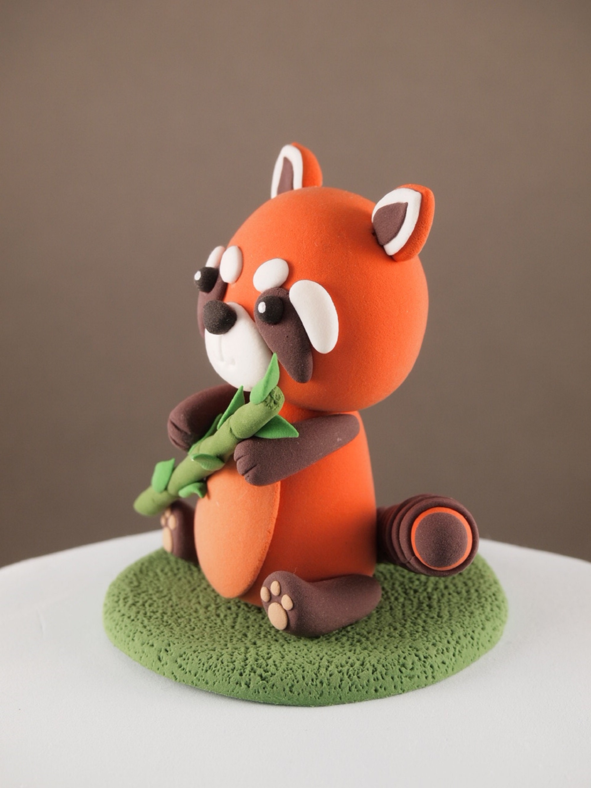 Red Panda Cake Topper Red Panda Figurine Customised Birthday | Etsy