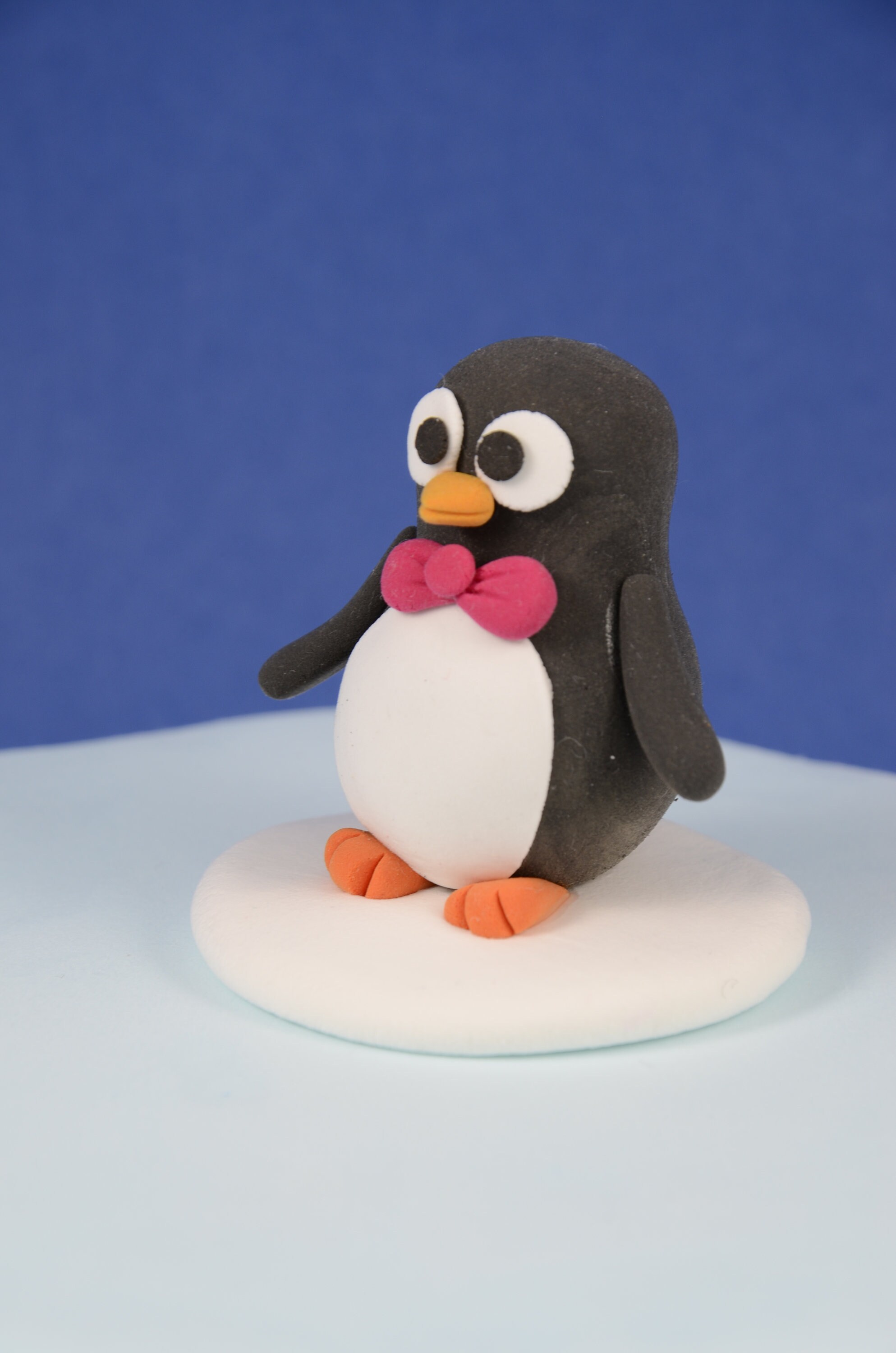 Penguin Cake Topper Penguin Figurine Baby Shower Topper | Etsy