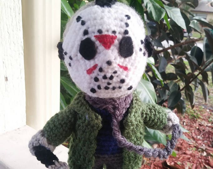 Jason Voorhees friday the 13th Inspired Crochet Pattern digital ...