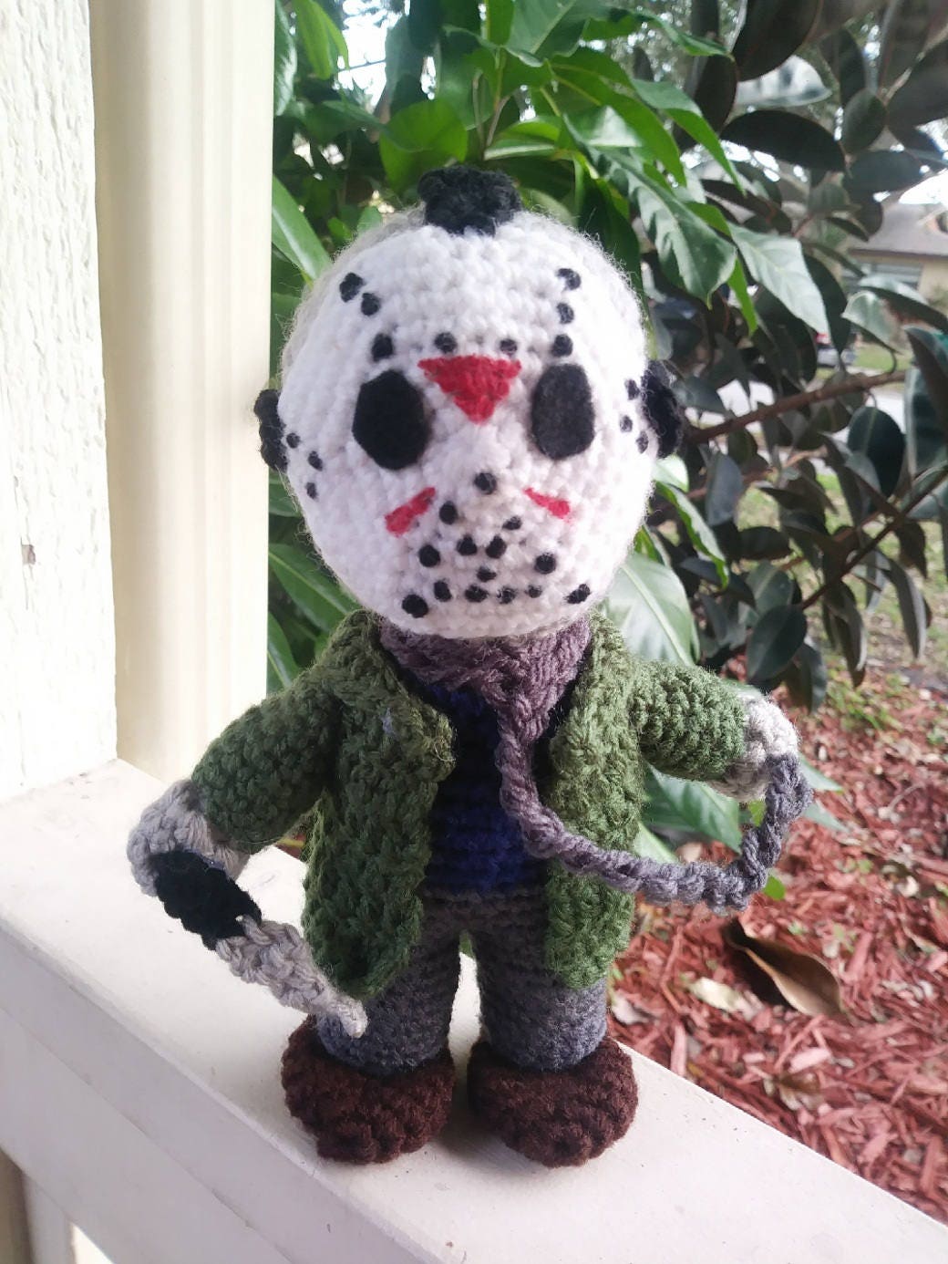 Jason Voorhees friday the 13th Inspired Crochet - Etsy