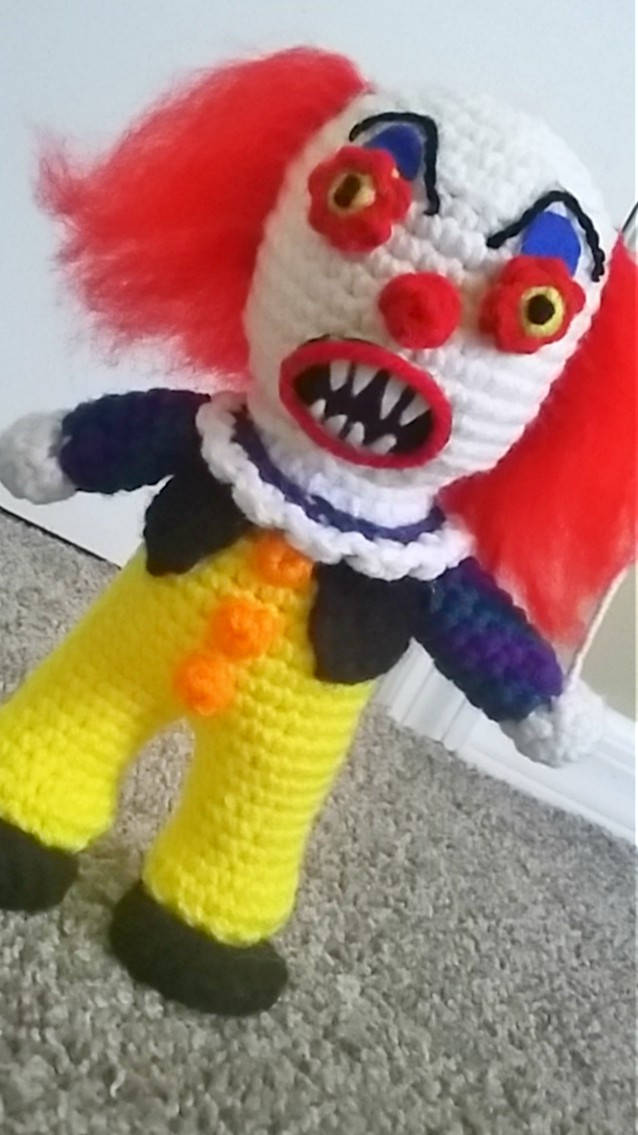 Creepy Pennywise Crochet Pattern (pattern Only) - Etsy UK