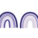 Purple Rainbow Clip Art | 9 Designs, Purple, Violet, and Lavender | Png ...