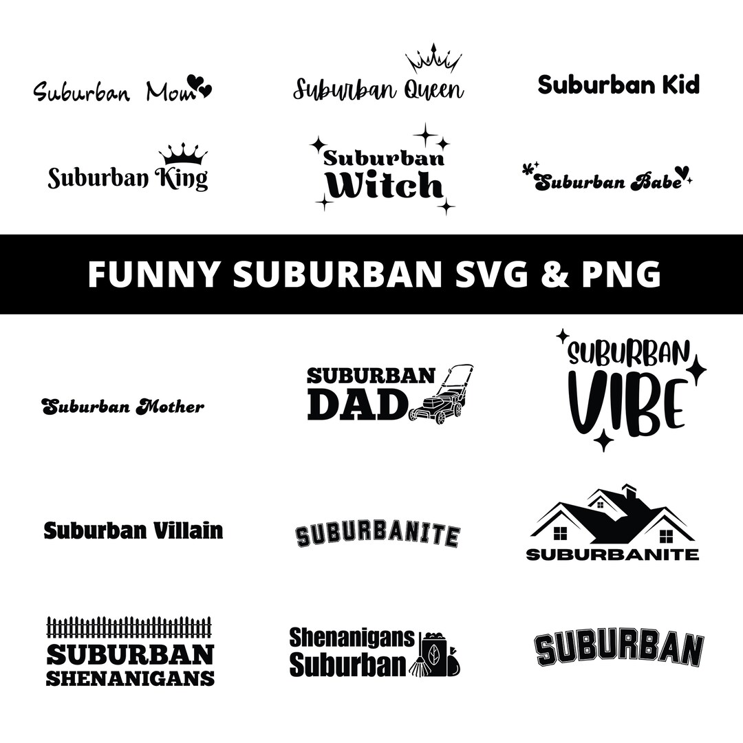 Suburban SVG & PNG Designs - Etsy