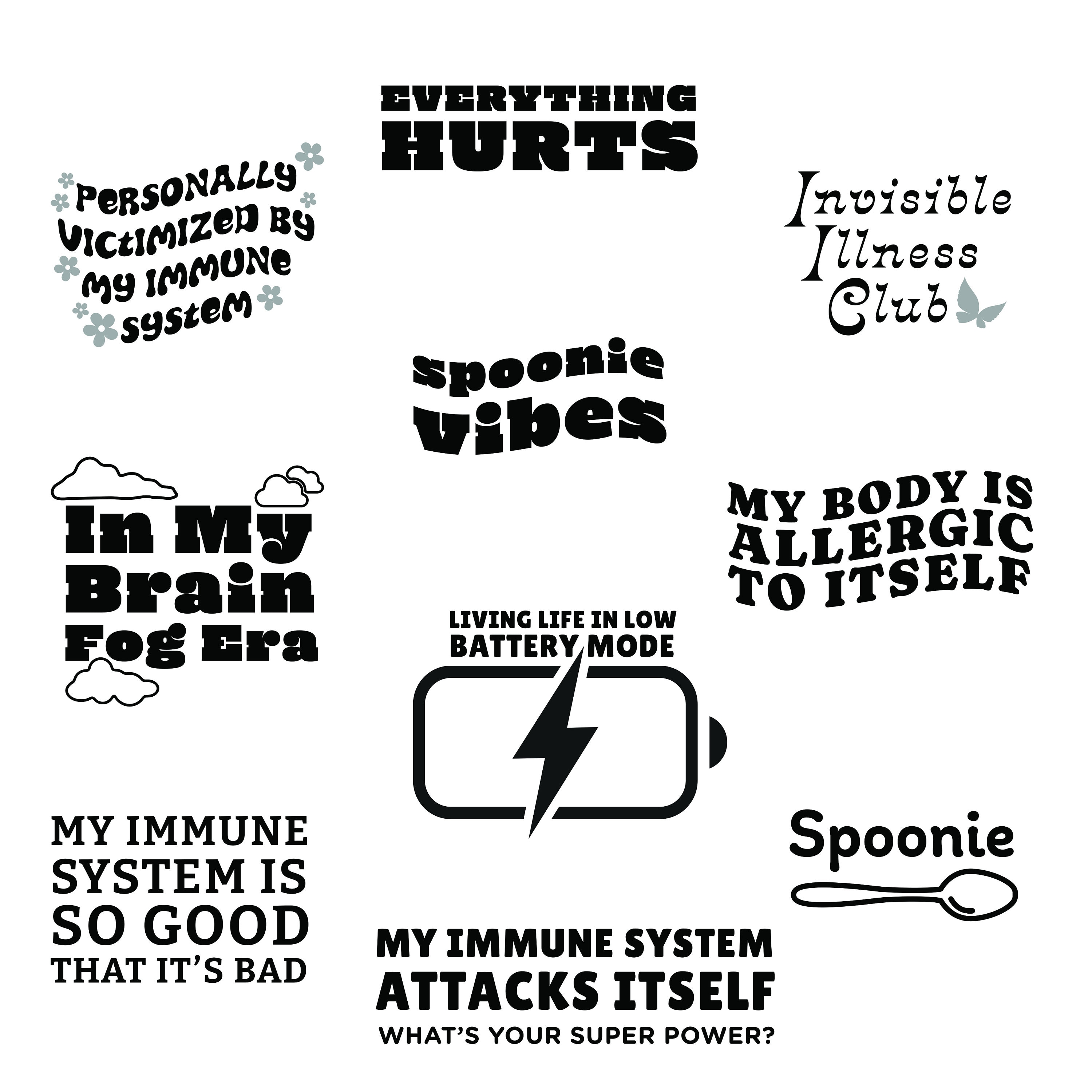 Autoimmune SVG & PNG, Autoimmune Designs - Etsy