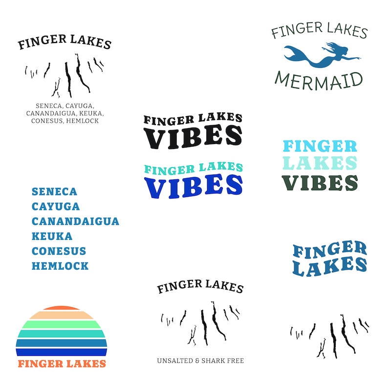 Finger Lakes Designs SVG & PNG - Etsy