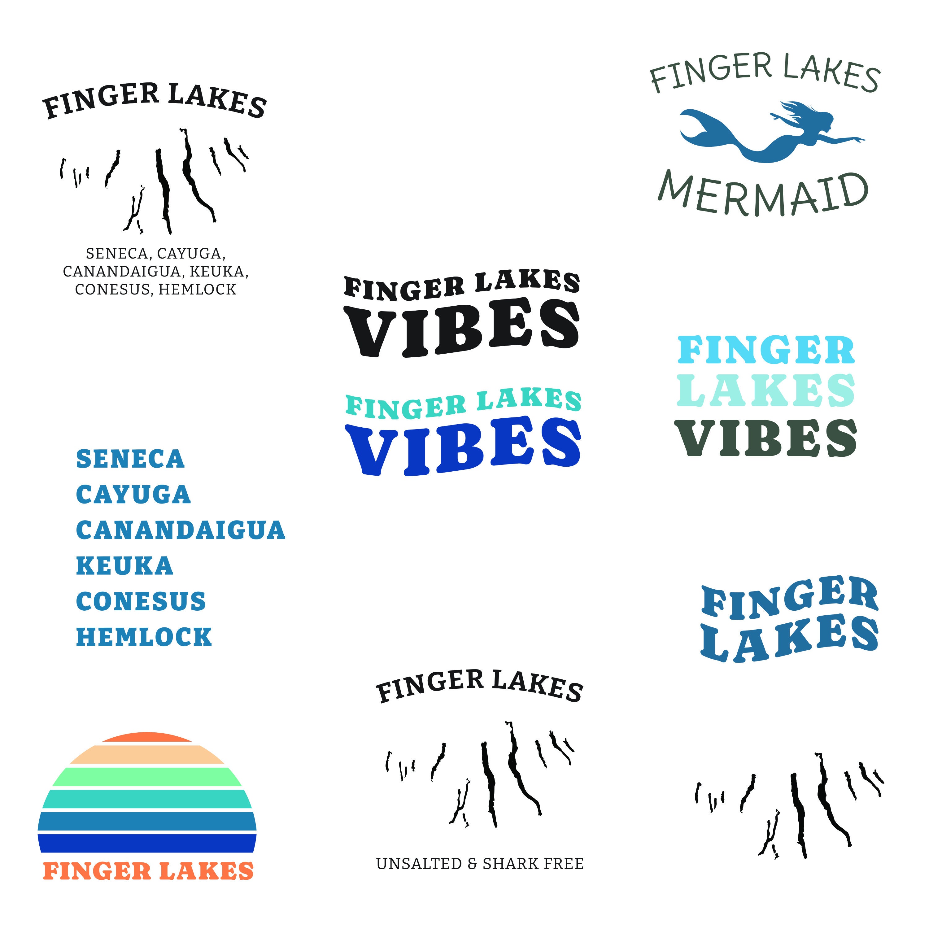 Finger Lakes Designs SVG & PNG - Etsy