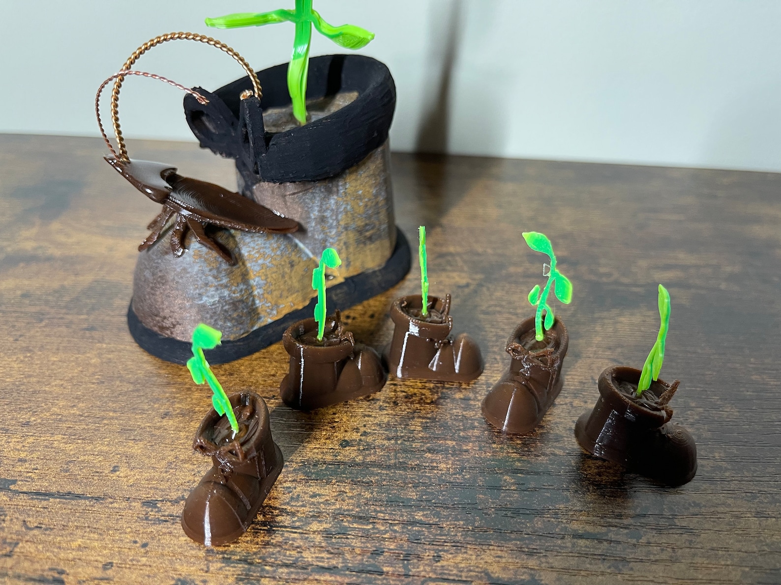Dorky Wall-e (inspired) Boot and Plant 3 Sizes - Etsy