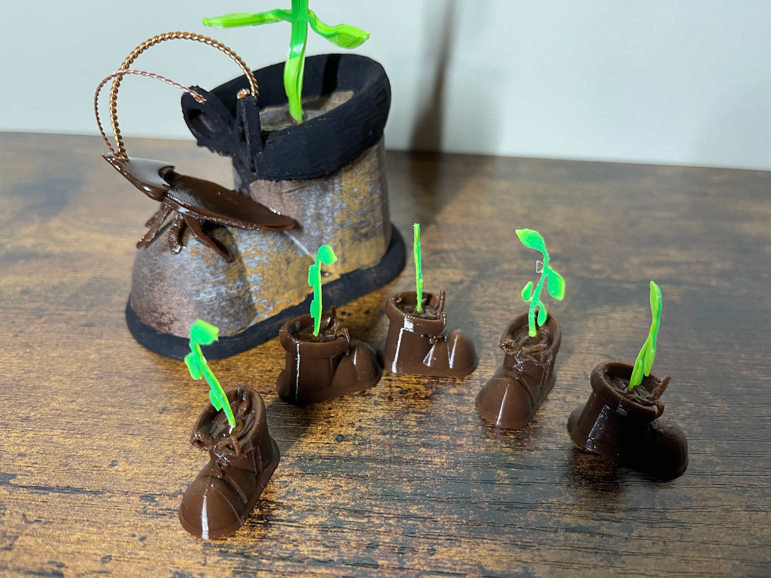 Dorky Wall-e (inspired) Boot and Plant 3 Sizes - Etsy