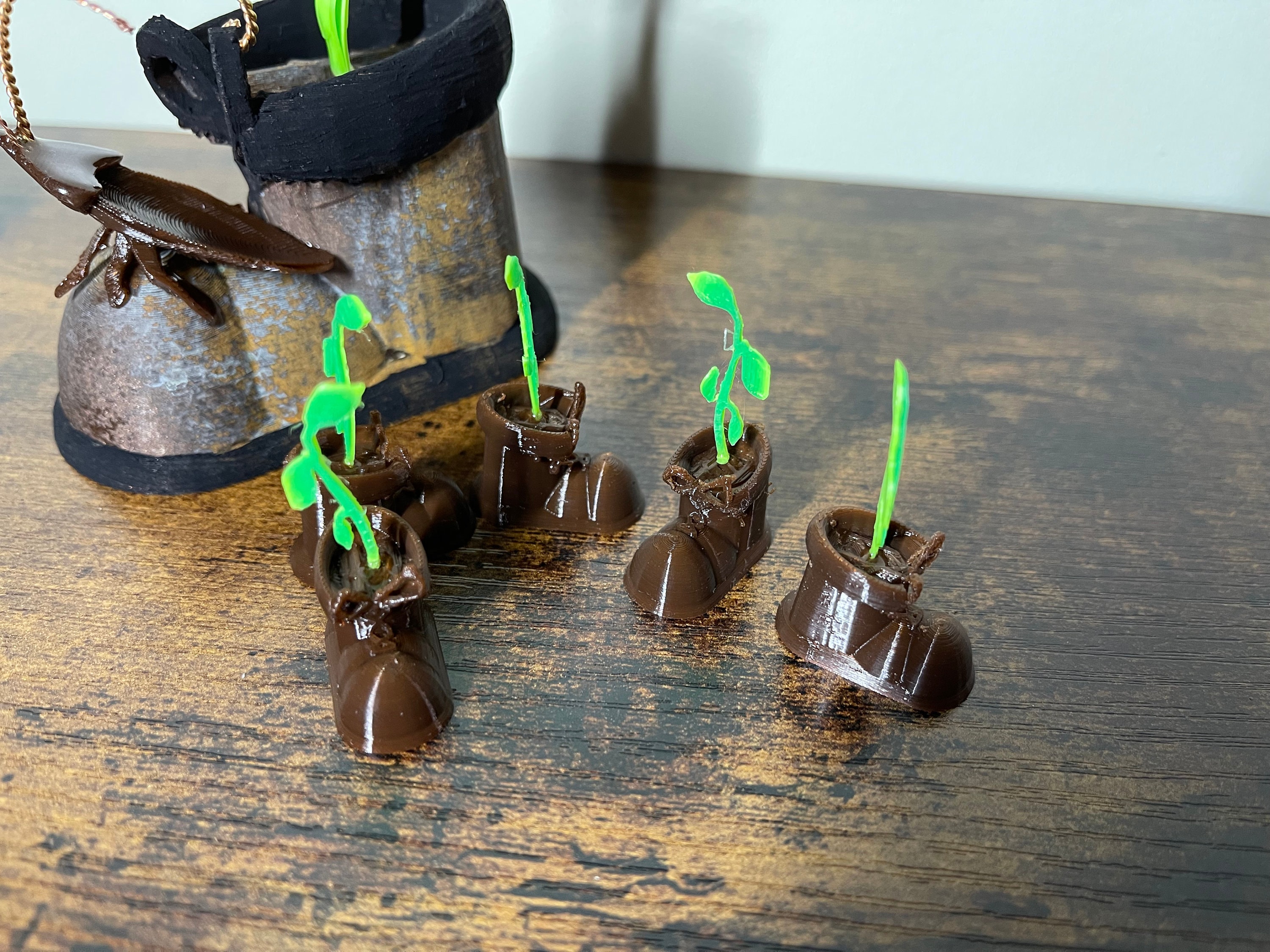 Dorky Wall-e (inspired) Boot and Plant 3 Sizes - Etsy