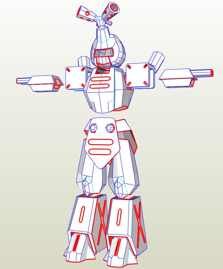 Cinderace pepakura foam patterns Printing & Printmaking Craft Supplies ...