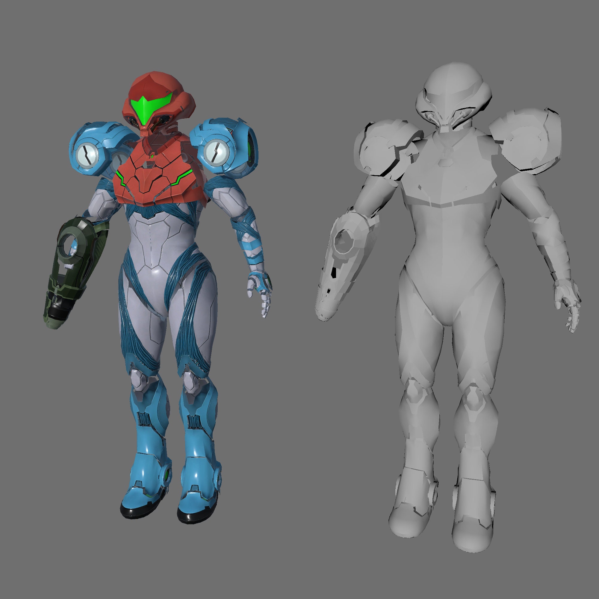 Samus helmet metroid costume foam pepakura file - unityopl