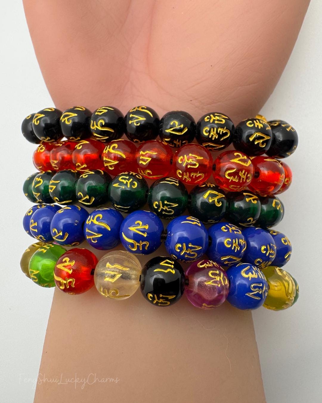 Feng Shui Pi Yao Bracelet: Wealth & Protection Amulet, Multi-color ...