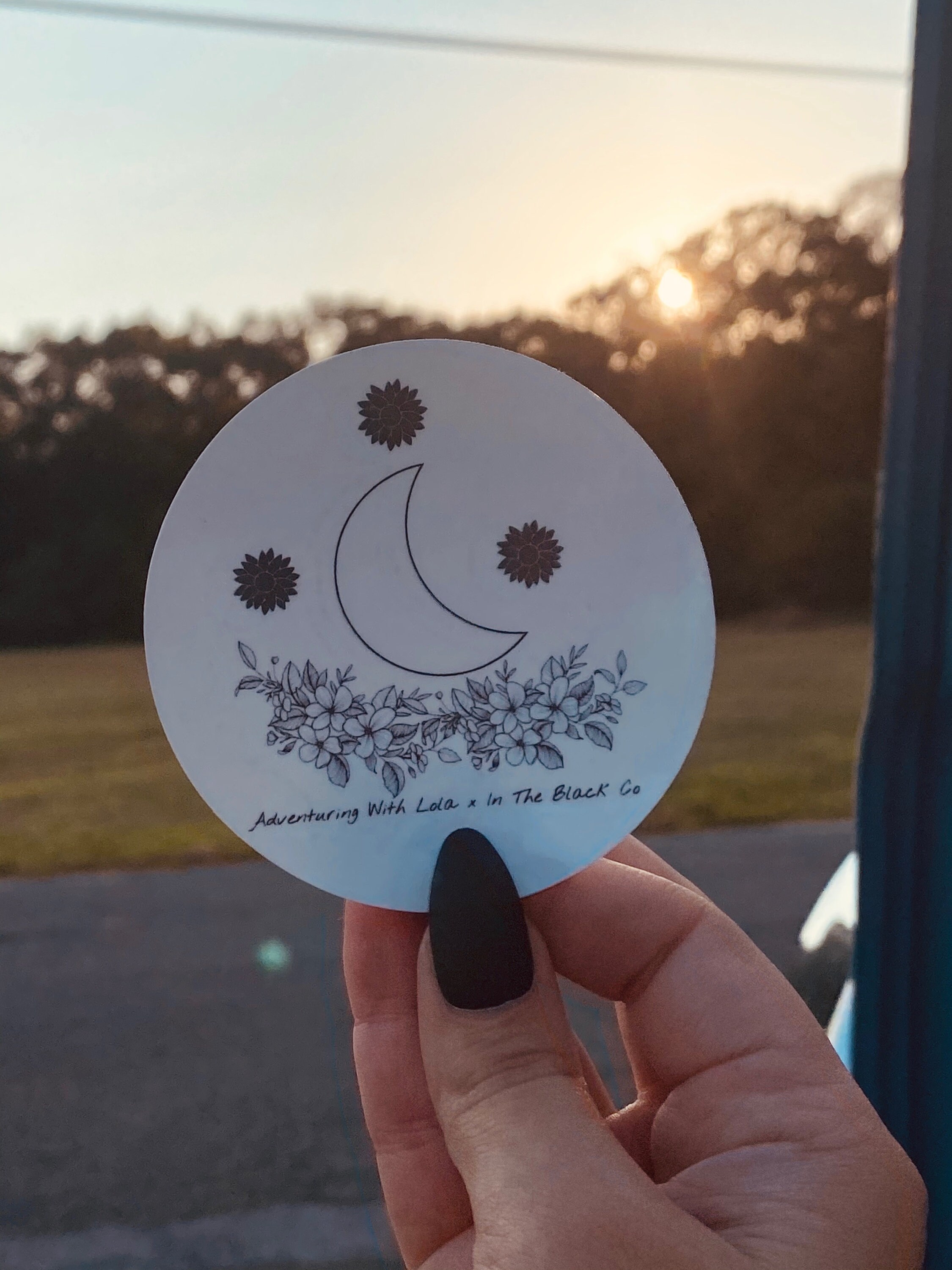 Adventuring With Lola Moon Flower Sticker Stickers, Labels & Tags Paper ...