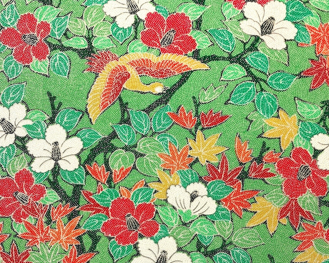 Vintage Japanese SILK Kimono Fabric Panel - Etsy