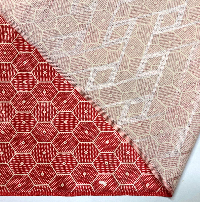 Vintage Japanese SILK Kimono Fabric Panel RINZU - Etsy