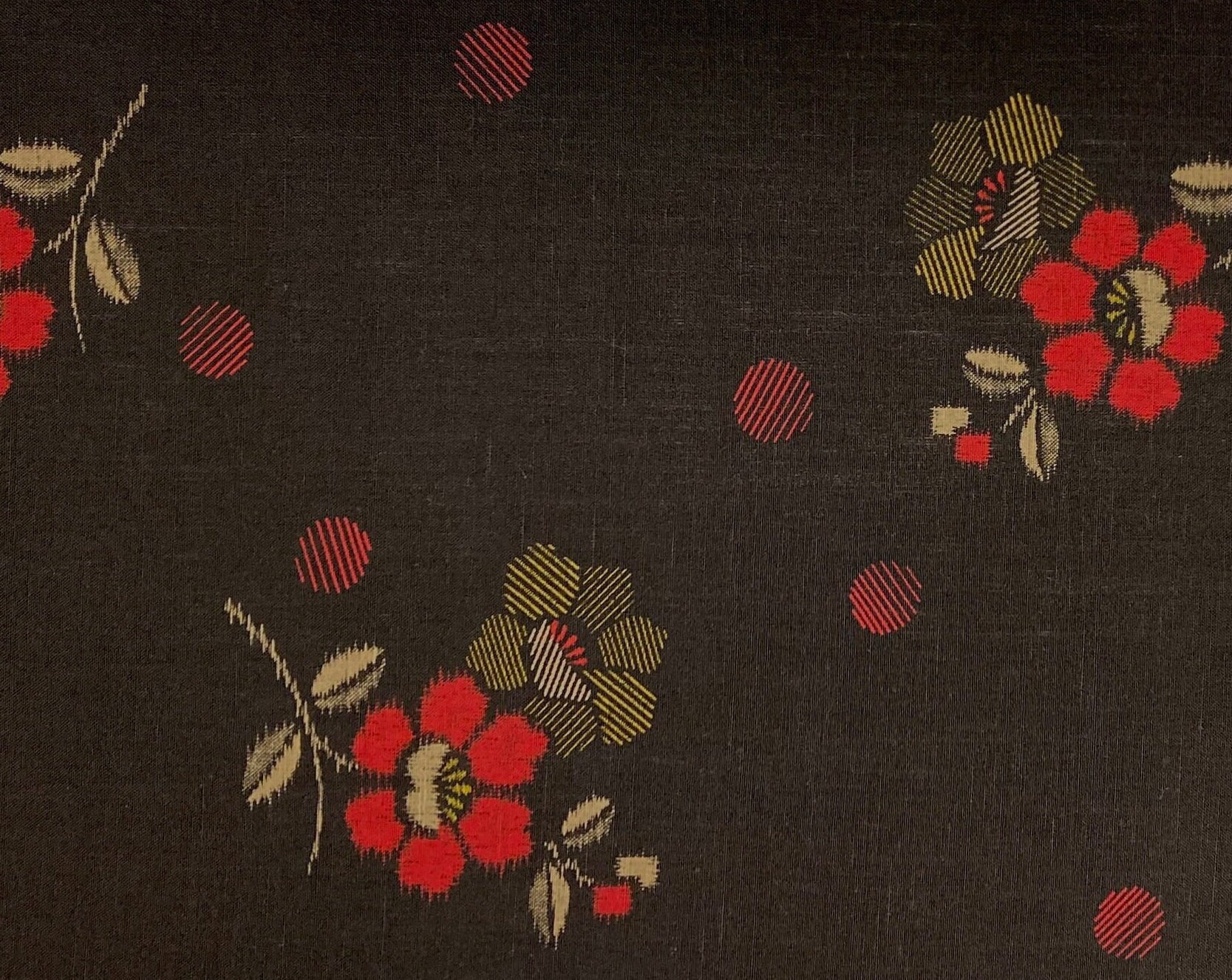 1 X METRE Vintage Japanese WOOL Kimono Fabric Bolt Tsumugi - Etsy