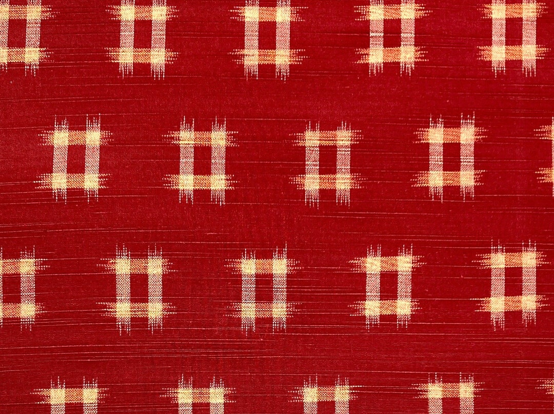 1 X METRE Vintage Japanese SILK Kimono Fabric Bolts IKAT Tsumugi - Etsy