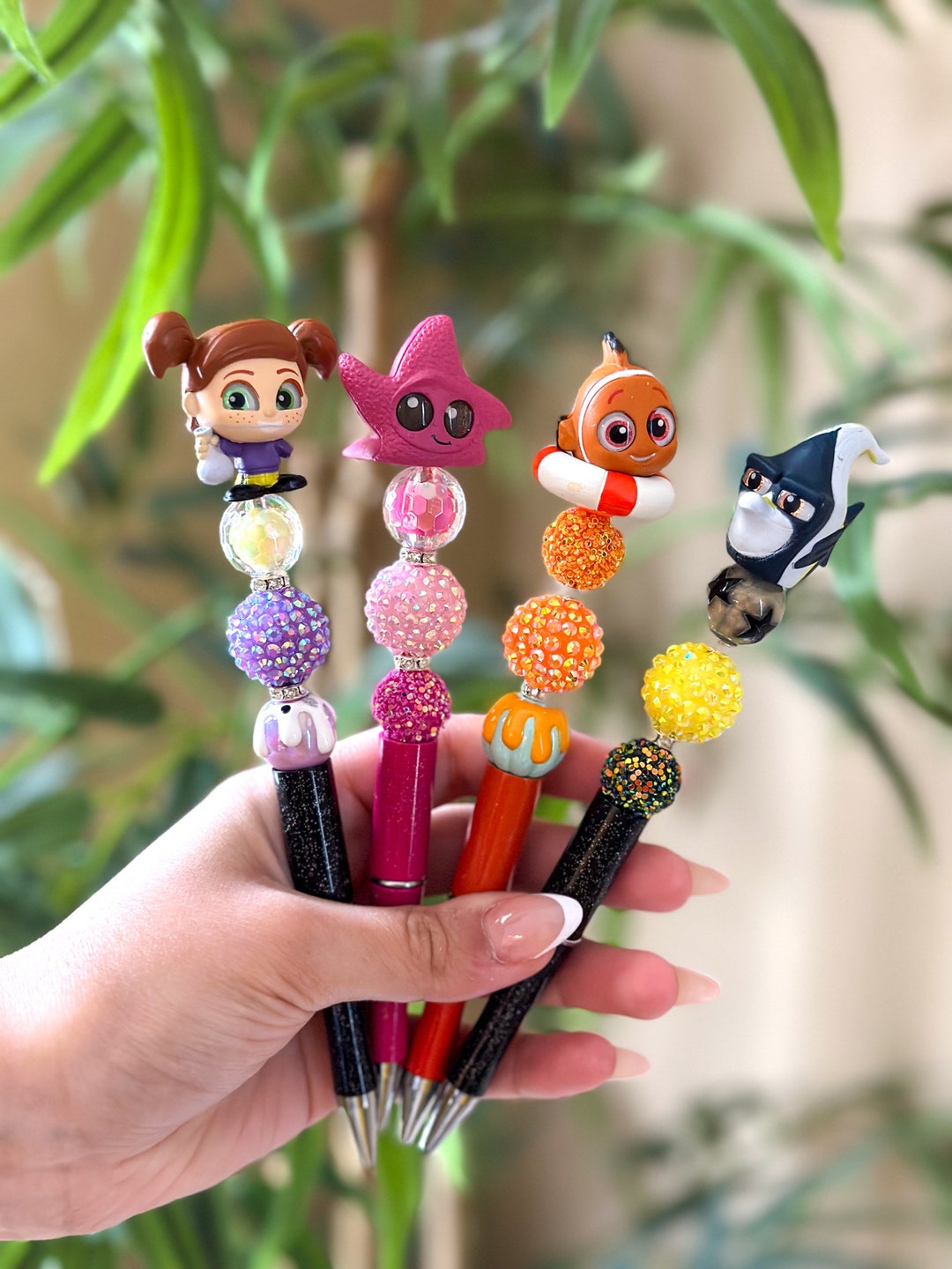 Finding Nemo Doorable Pens | Beaded Pens | Disney | Gift | Birthday ...