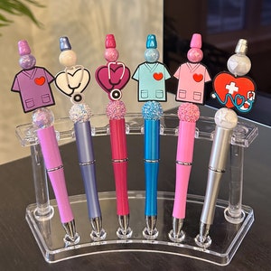 Nurse Pen | RN | Doctors Pens | Beaded Pens | Custom Nurse Pen | Scrub ...