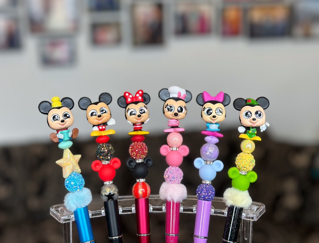 Doorable Pens | Mickey Mouse | Beaded Pens | Disney | Gift | Birthday ...
