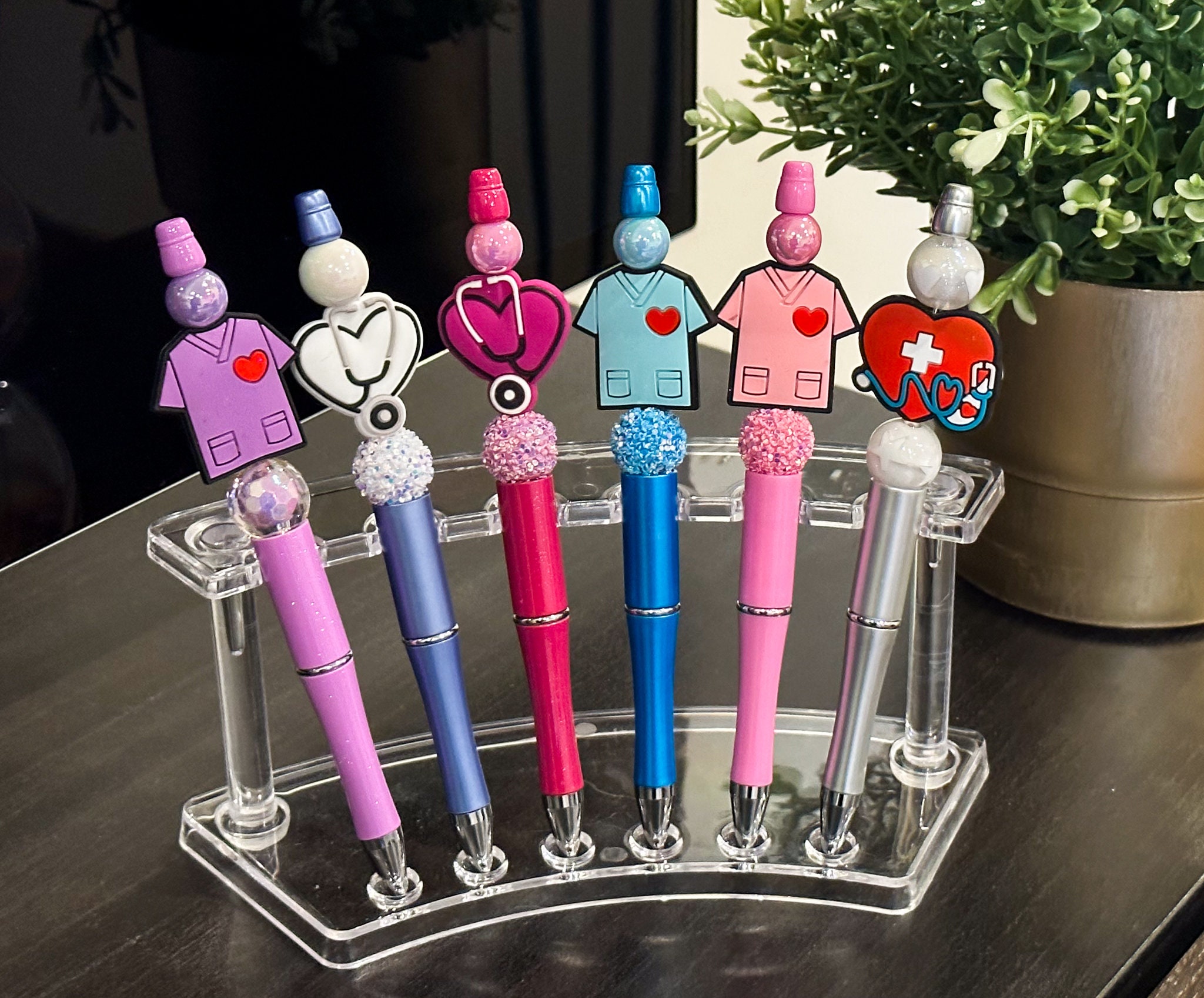 Nurse Pen | RN | Doctors Pens | Beaded Pens | Custom Nurse Pen | Scrub ...