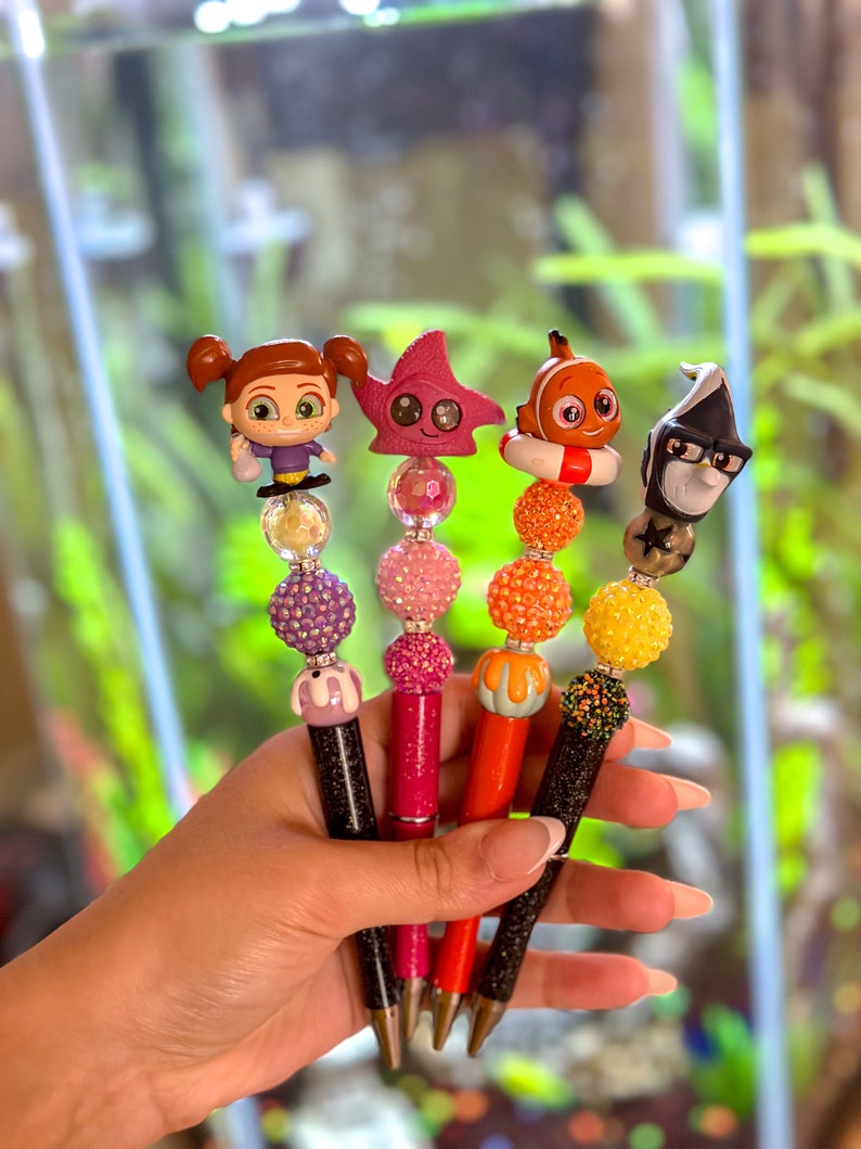 Finding Nemo Doorable Pens | Beaded Pens | Disney | Gift | Birthday ...