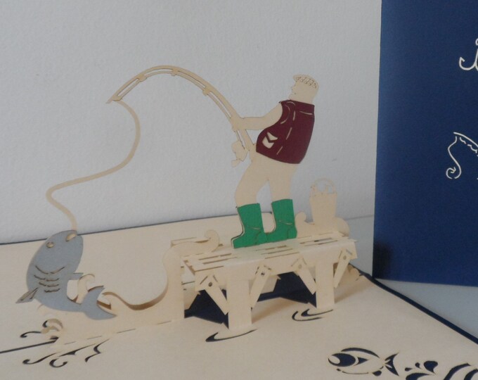 3d Pop-up Tackle Box Card Tackle Box Card Fishing Card - Etsy