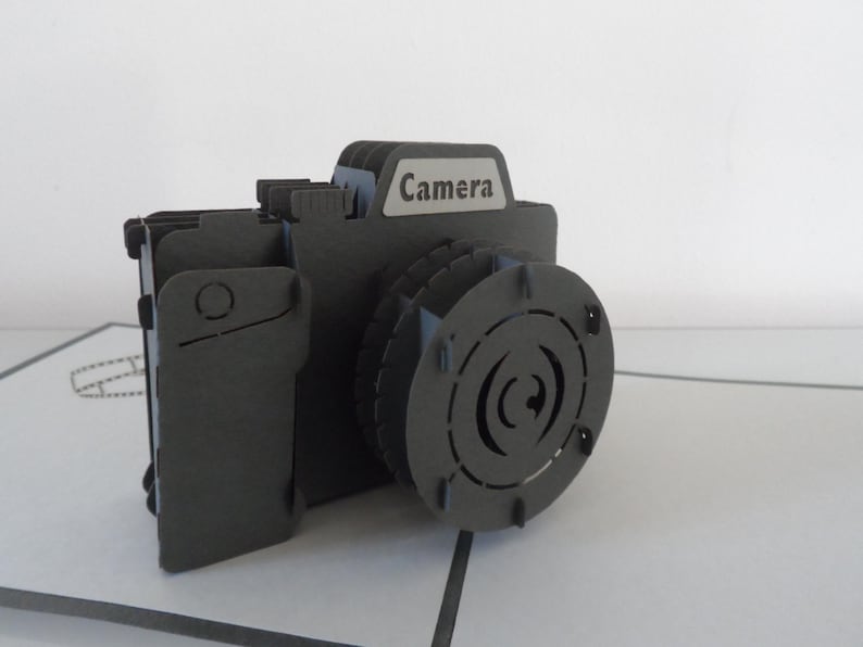 Camera- 3D -pop up Card - Birthday - Retirement (sku133) - Etsy