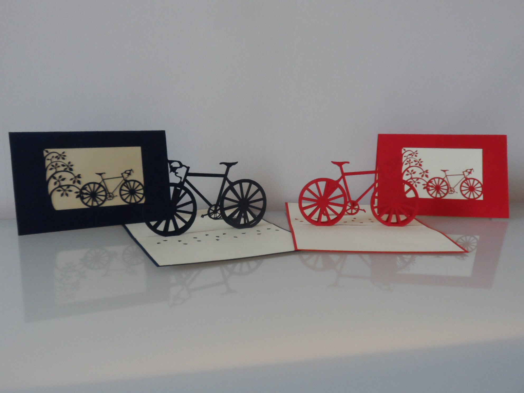 Bicycle Bike 3d Pop up Card -birthday-retirement(sku047)