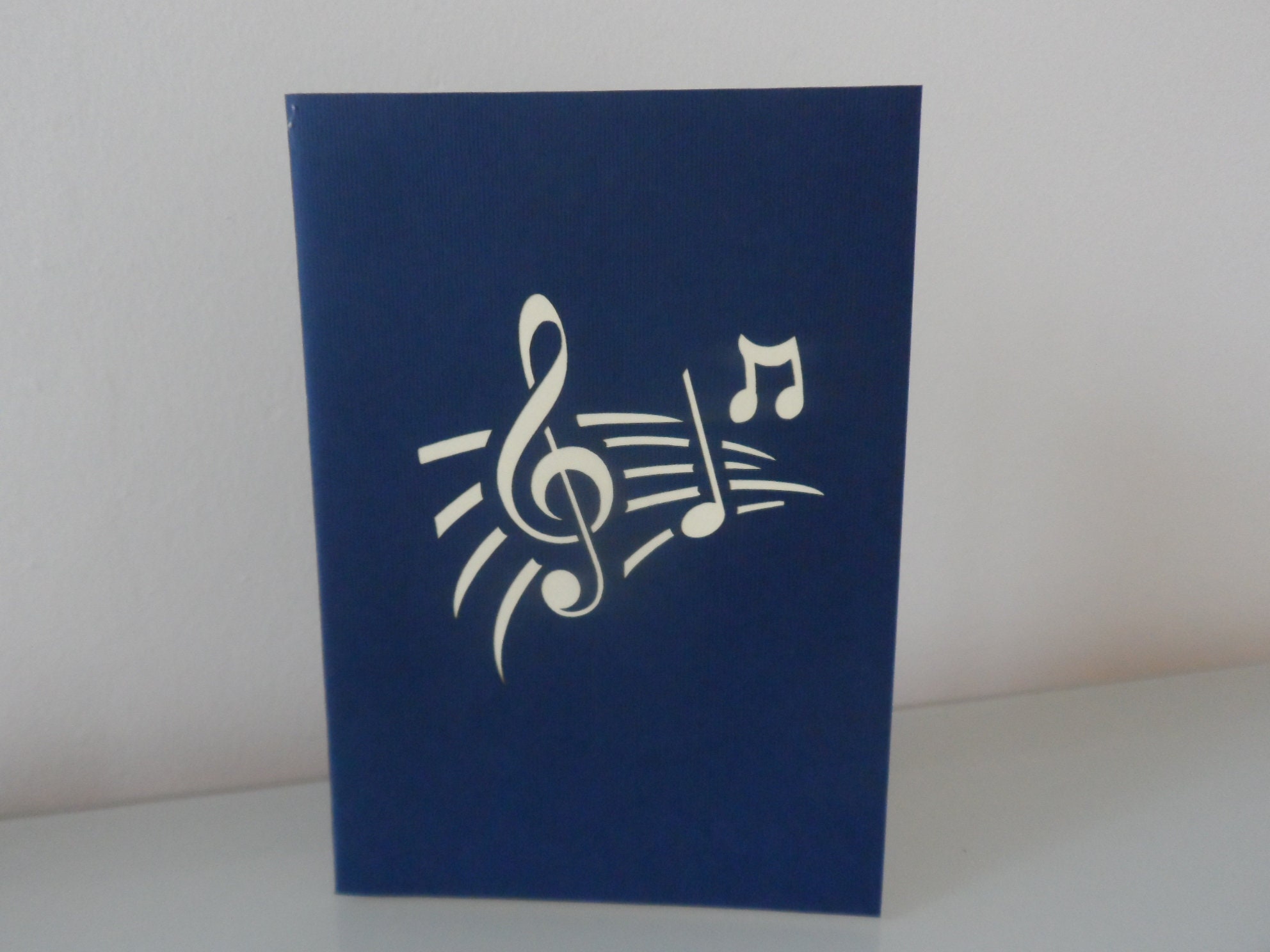 Orchestra Band Musical Instruments 3d Pop up Card blank | Etsy