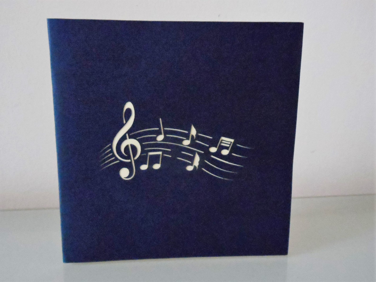 Musical Notes 3D Pop up Card - Birthday- Congratulations- (sku179) - Etsy